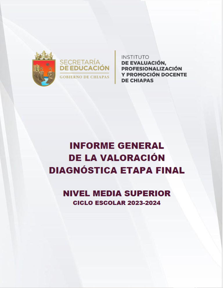 Valoración Diagnóstica - Instituto de Evaluación, Profesionalización y Promoción Docente de Chiapas