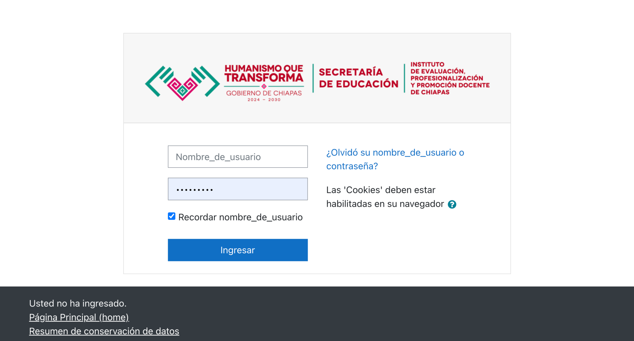 Valoración Diagnóstica - Instituto de Evaluación, Profesionalización y Promoción Docente de Chiapas