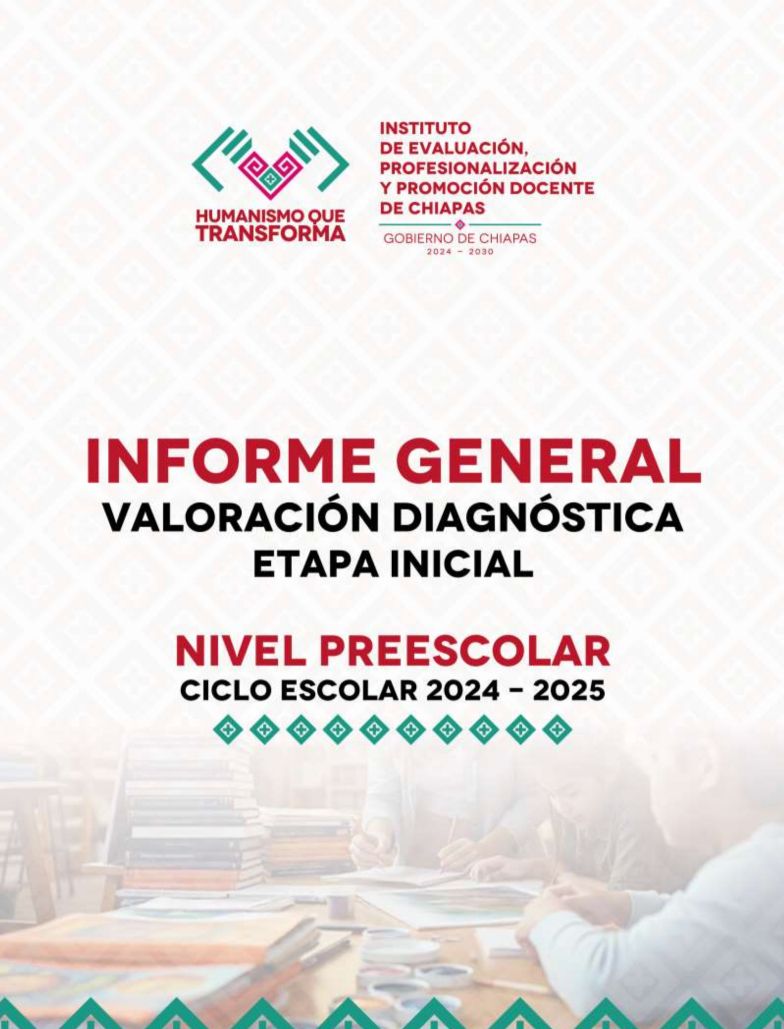 Valoración Diagnóstica - Instituto de Evaluación, Profesionalización y Promoción Docente de Chiapas
